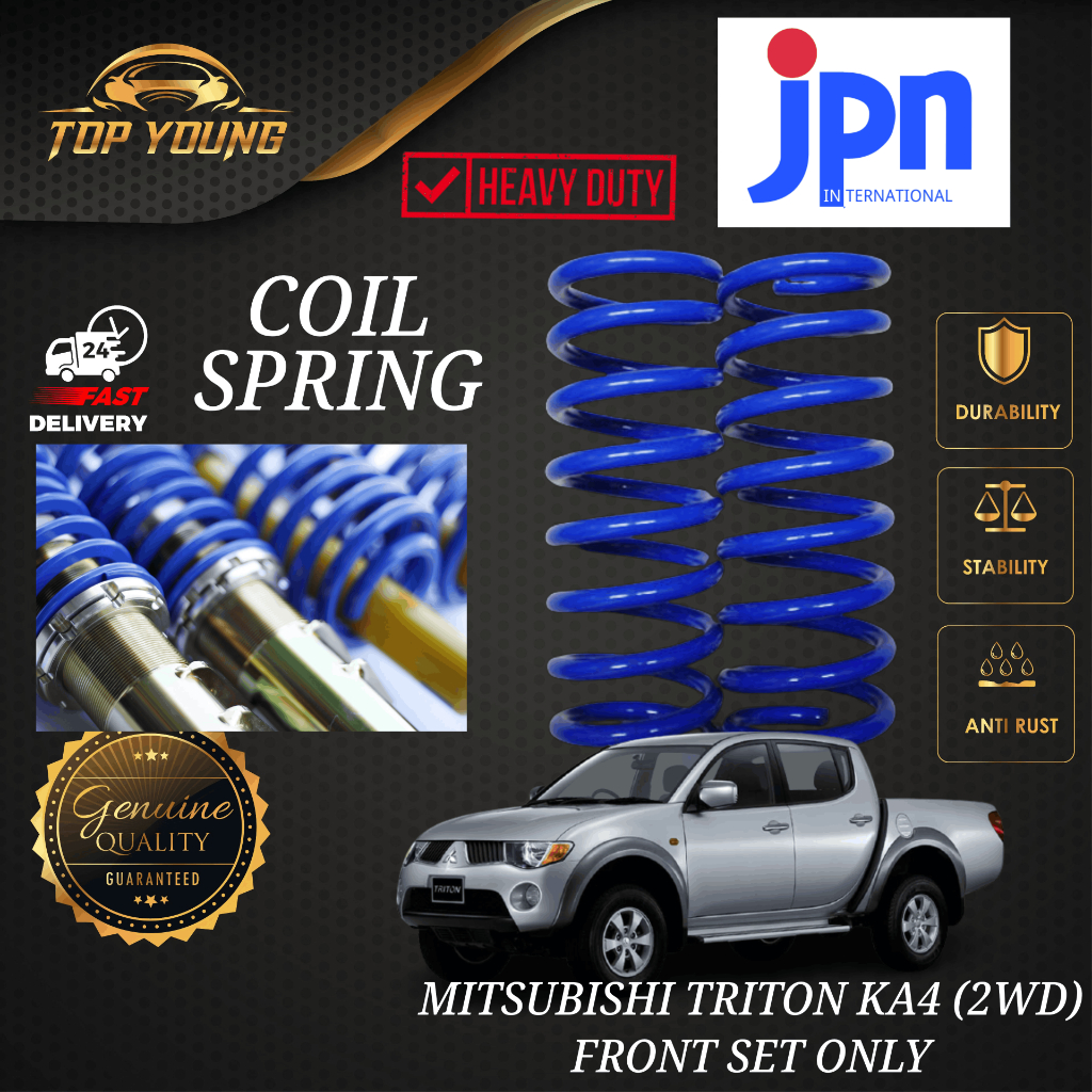 MITSUBISHI TRITON KA4 (2WD) FULL SET FRONT (2 PCS) ORIGINAL JPN COIL ...