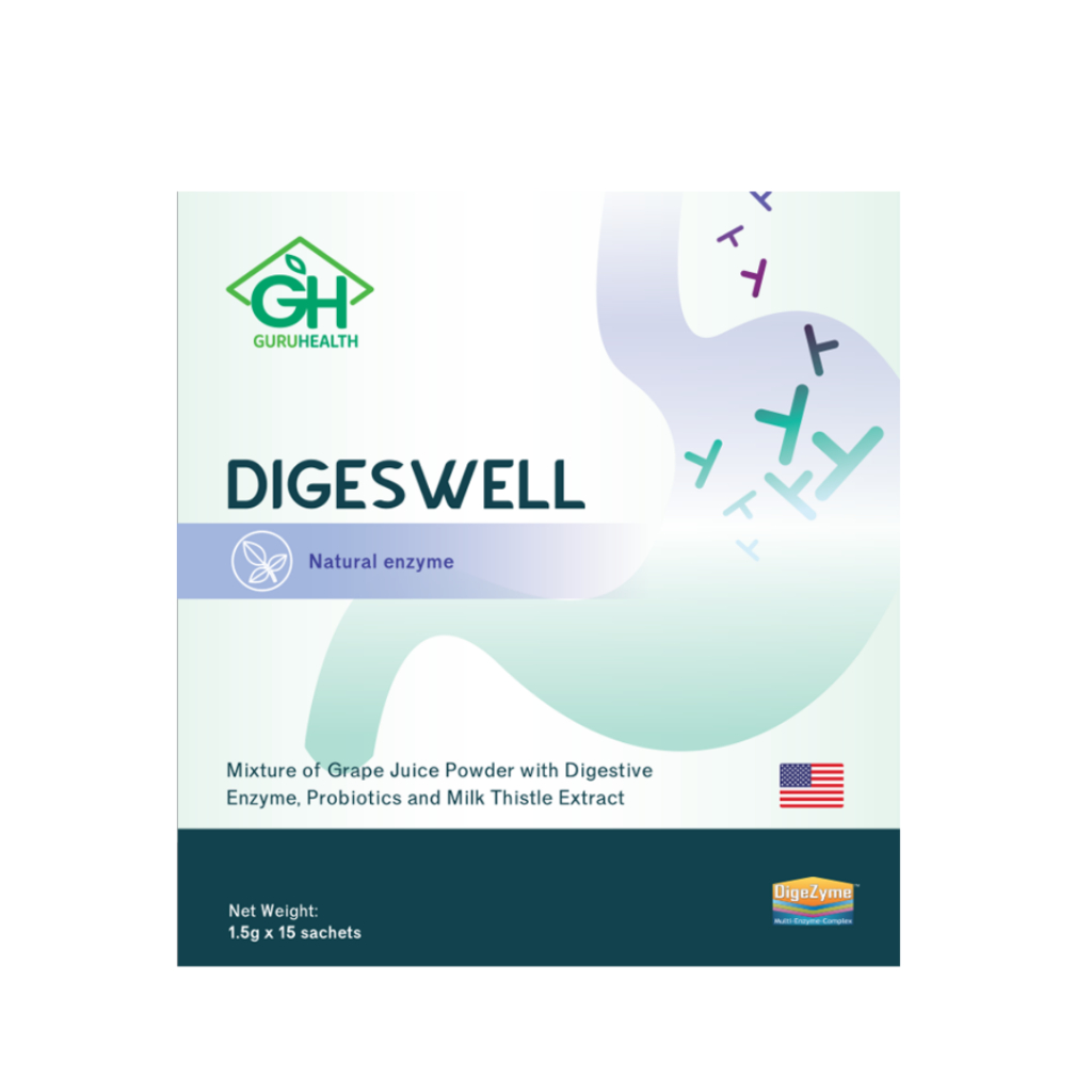 [Guru Health] Digest Well Indigestion Heartburn Bloat Burping 消化不良 打嗝 ...