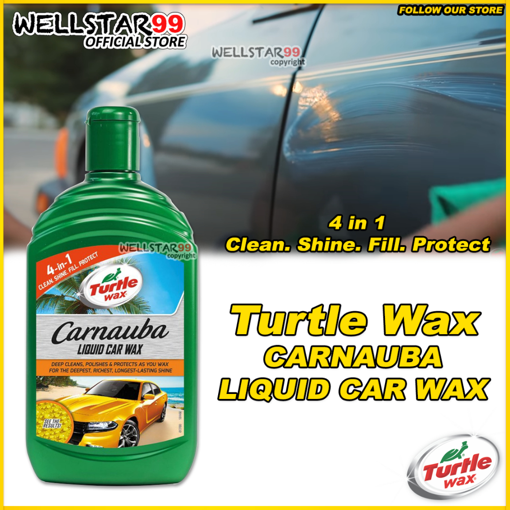 Turtle Wax Carnauba Liquid Car Wax Cleaner Wax 473mL | Shopee Malaysia
