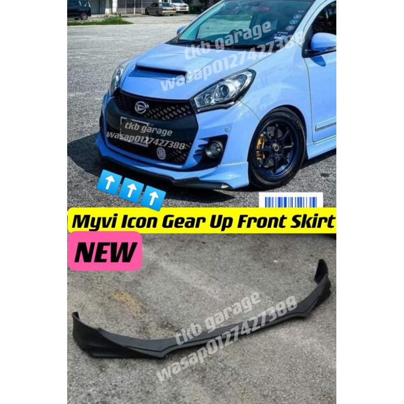 Myvi icon gear up front skirt lips | Shopee Malaysia