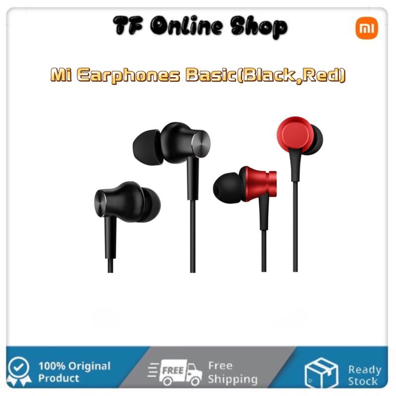 Mi Earphones Basic 100% Original Set | Shopee Malaysia