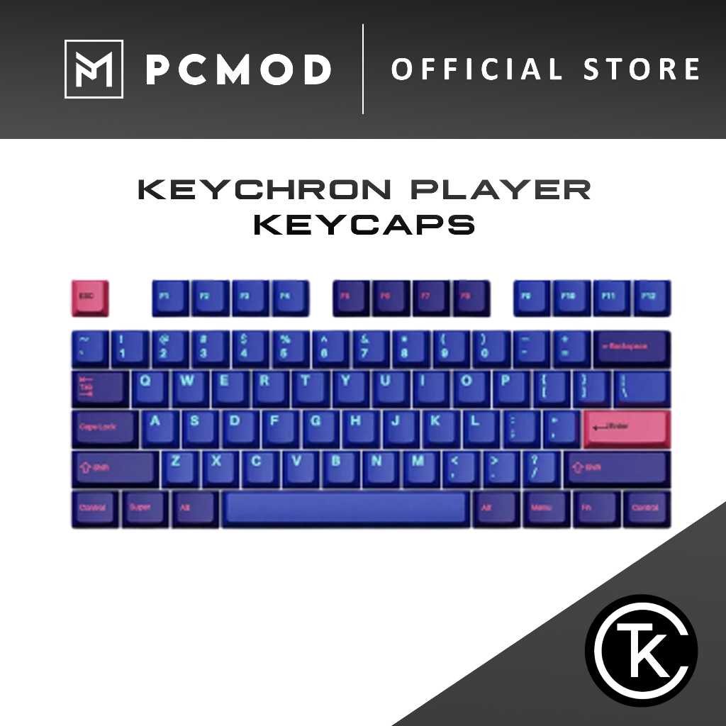 Keychron Player | Cherry Profile Keycaps | PCMOD x KEYMOD | Shopee Malaysia
