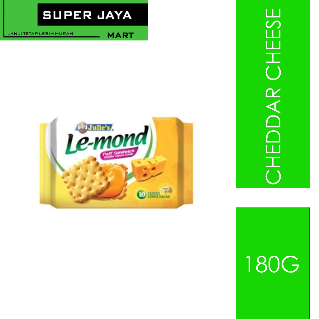 Julie's Lemond Cheddar Cheese Puff Sandwich 180g | Shopee Malaysia