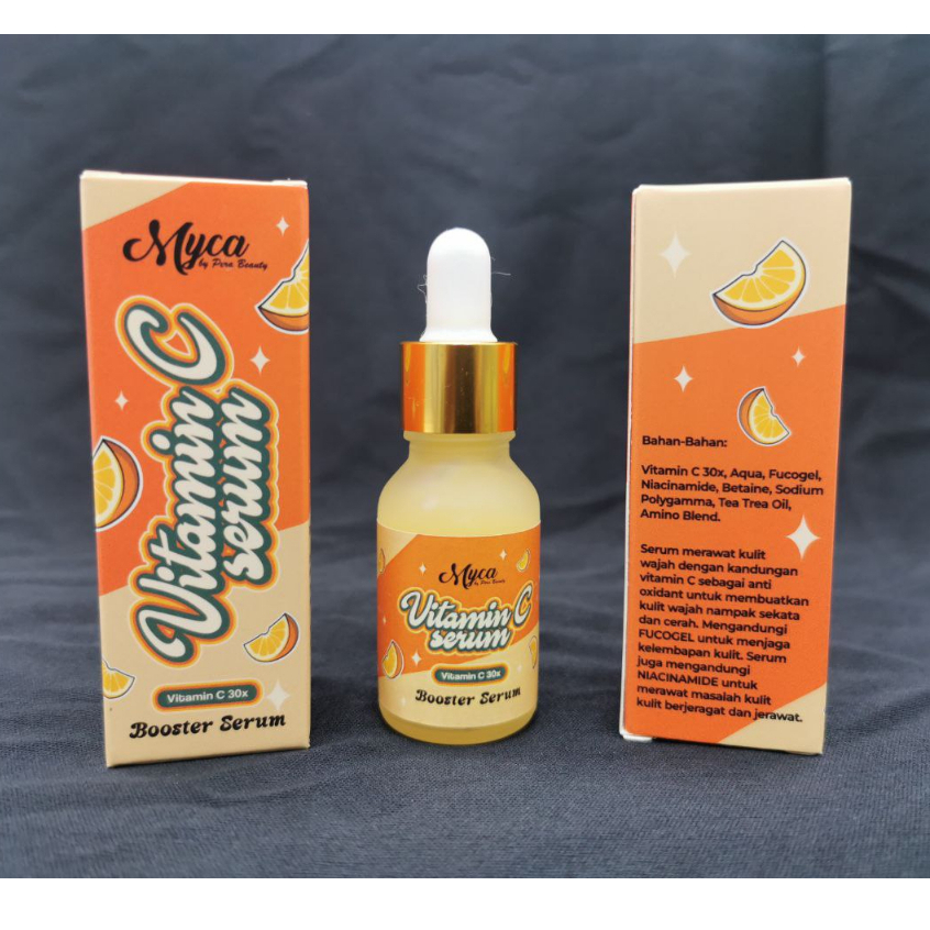 MYCA VITAMIN C SERUM || BOOSTER SERUM ORIGINAL | Shopee Malaysia