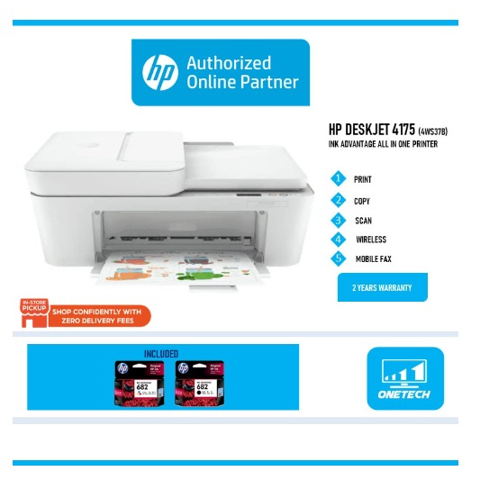 HP Deskjet Ink Advantage 4175 4WS37B All In One Printer ( NEW ...