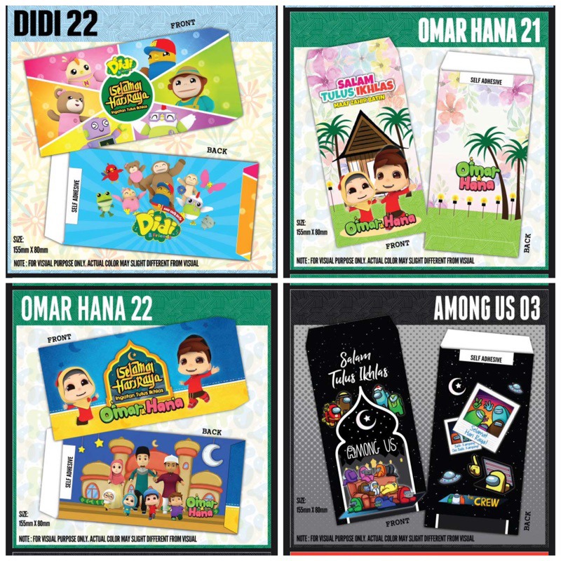 sampul raya kartun!! | Shopee Malaysia