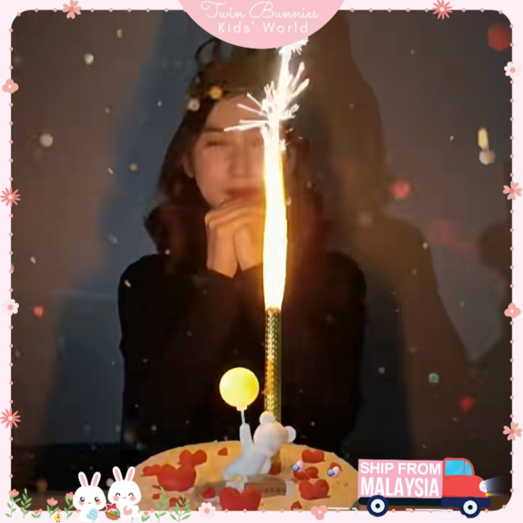 TB 15cm Firework Candle Last for 25 seconds Spark Candle Lilin 烟花蜡烛 ...