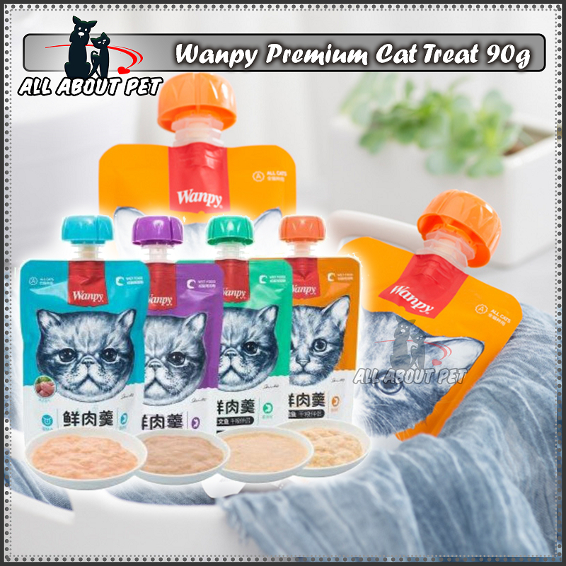 All About Pet Wanpy Premium Creamy Paste Cat Treats 90g | Shopee Malaysia