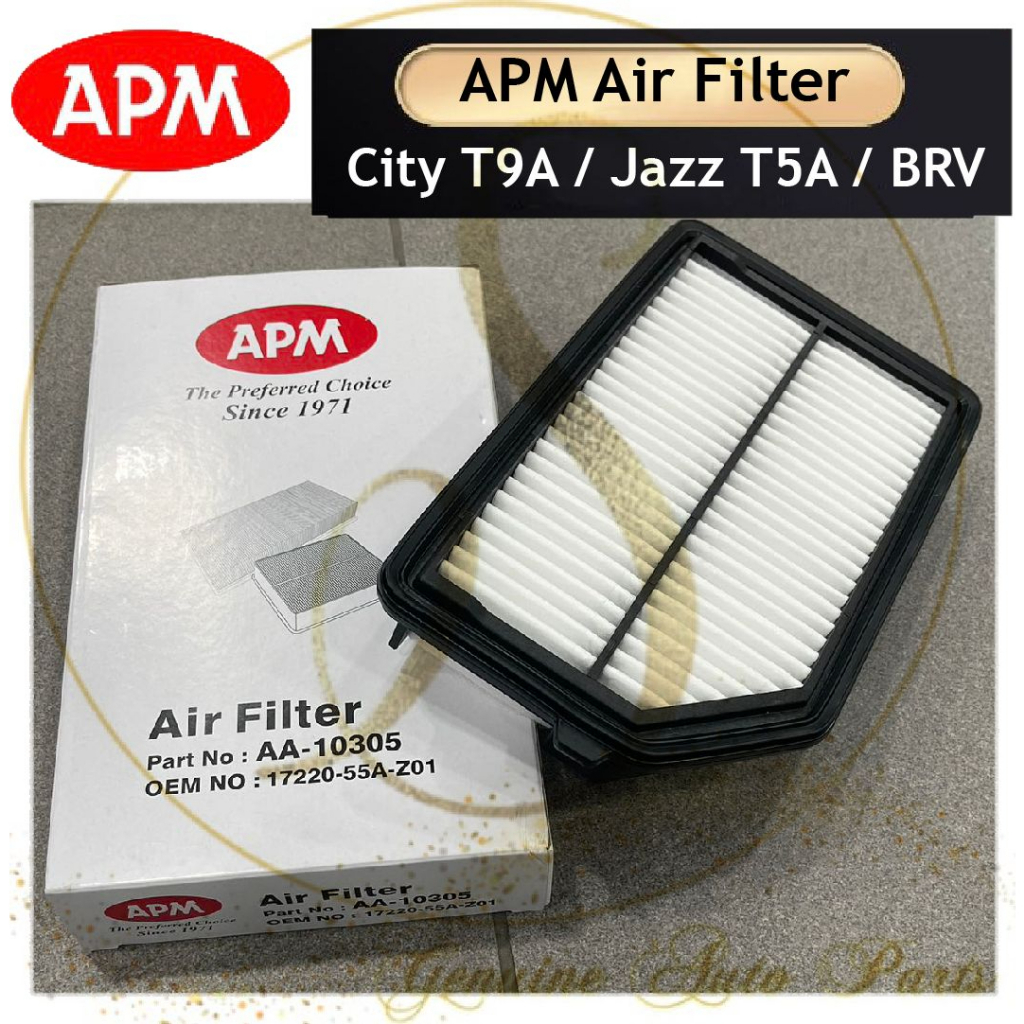 (100% ORIGINAL) APM Engine Air Filter Honda City T9A / Jazz T5A / BR-V ...
