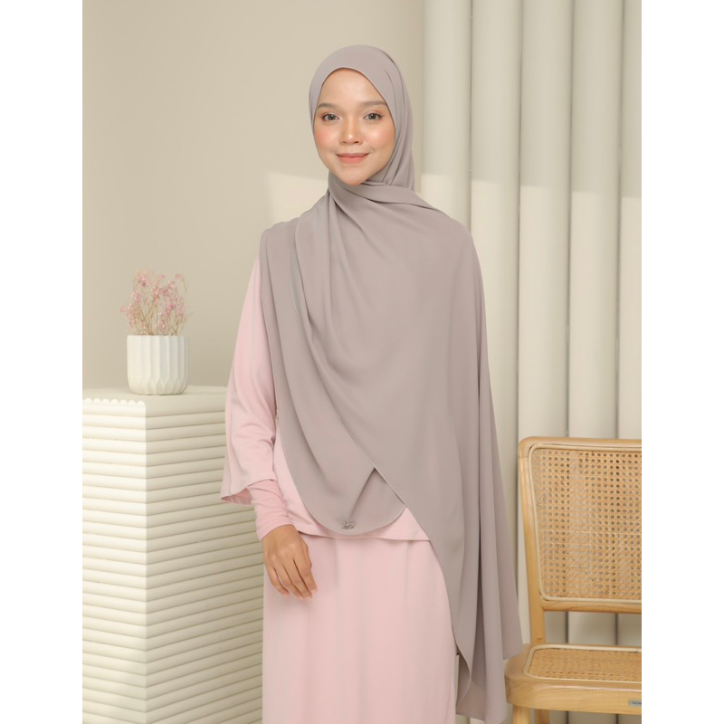 MF Ayanna Shawl Bucu Curve Premium Chiffon Silk / 2 meter | Shopee Malaysia
