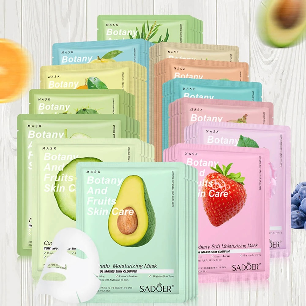 Natural Plant Essence Face Masks Moisturizing Anti Aging Oil-Control ...