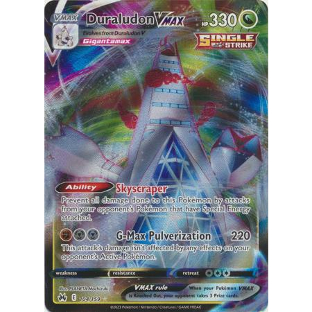 Duraludon VMAX / 104/159 / Ultra Rare / Crown Zenith Pokemon Trading Card Game PTCG | Shopee ...