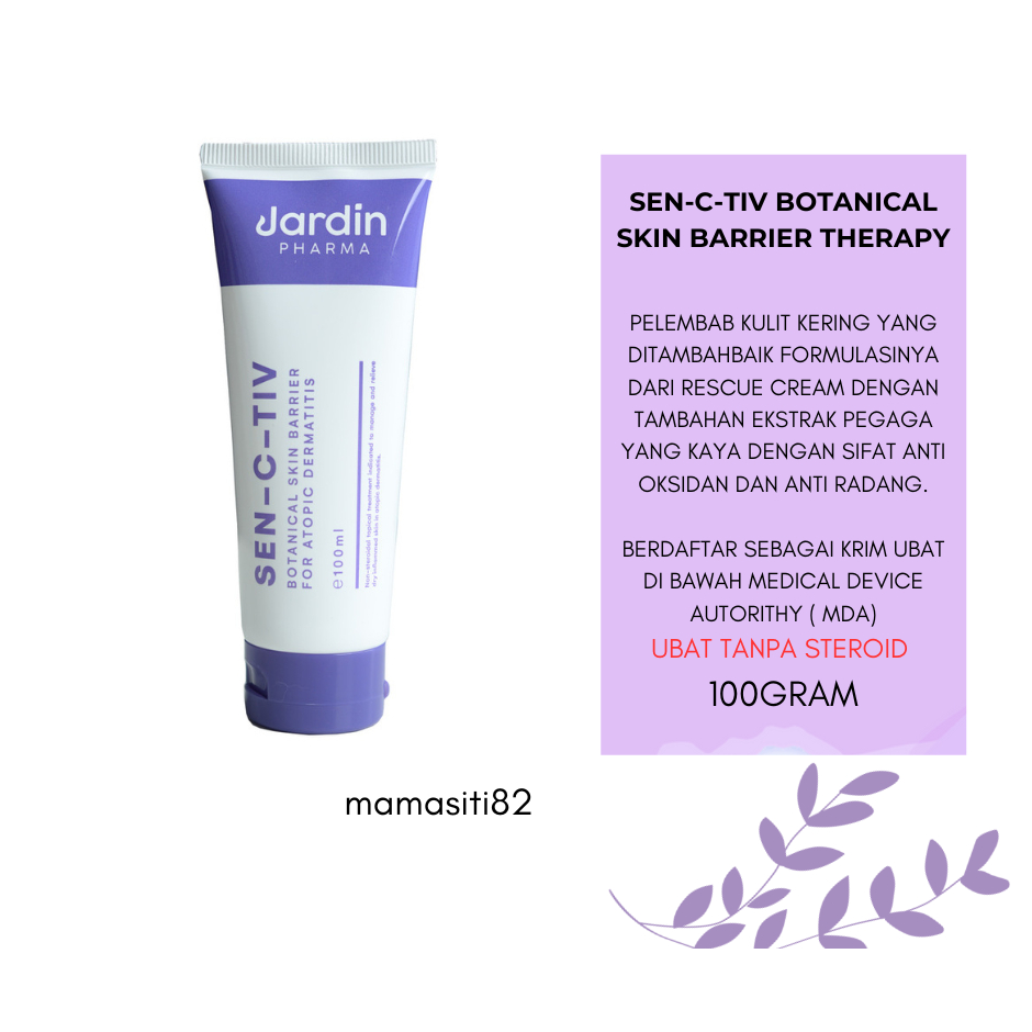 SEN-C-TIV Botanical Skin Barrier Therapy jardin pharma ( Atopic ...