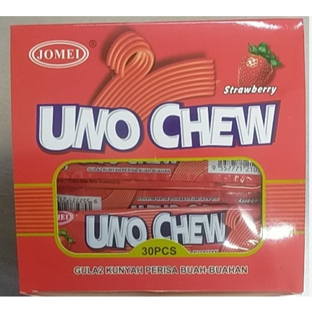Uno Chew Strawberry / Grspe 30pcs (HALAL) | Shopee Malaysia