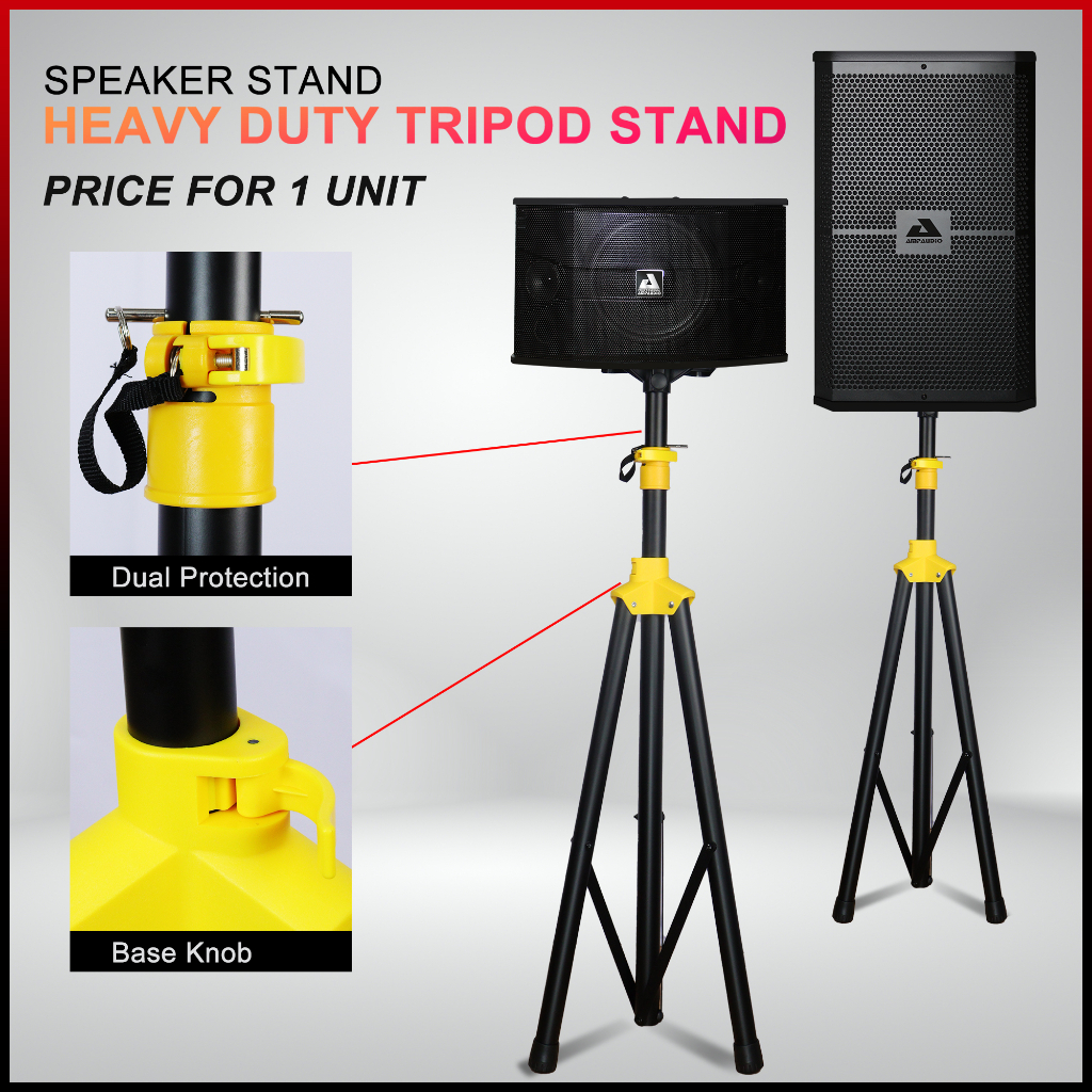 Speaker Stand Heavy Duty Speaker Stand Professional Karaoke speaker ...