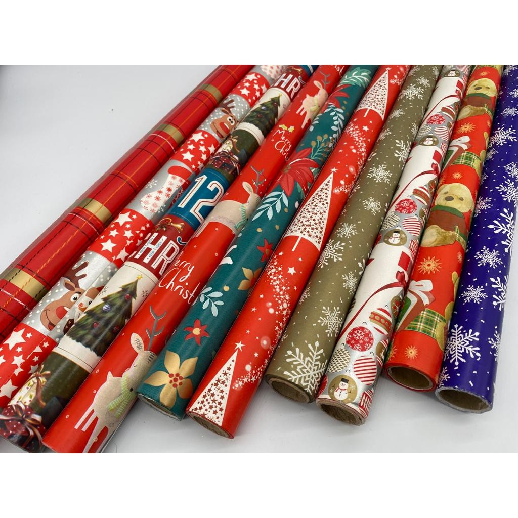 Xmas Wrapping Paper Present Paper CHRISTMAS WRAPPING PAPER/ CARTOON ...