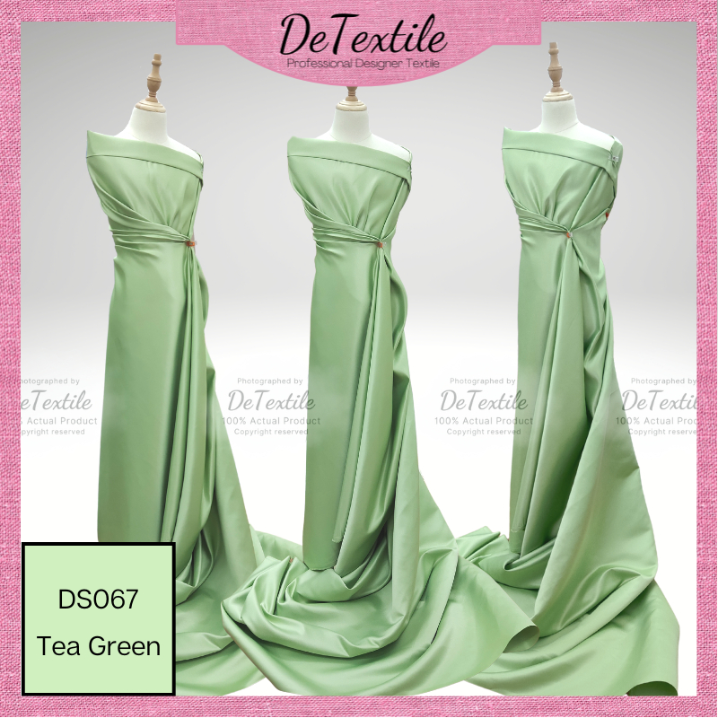 DeTextile Heavy Premium Duchess Satin Bridal Satin Fabric for Wedding ...