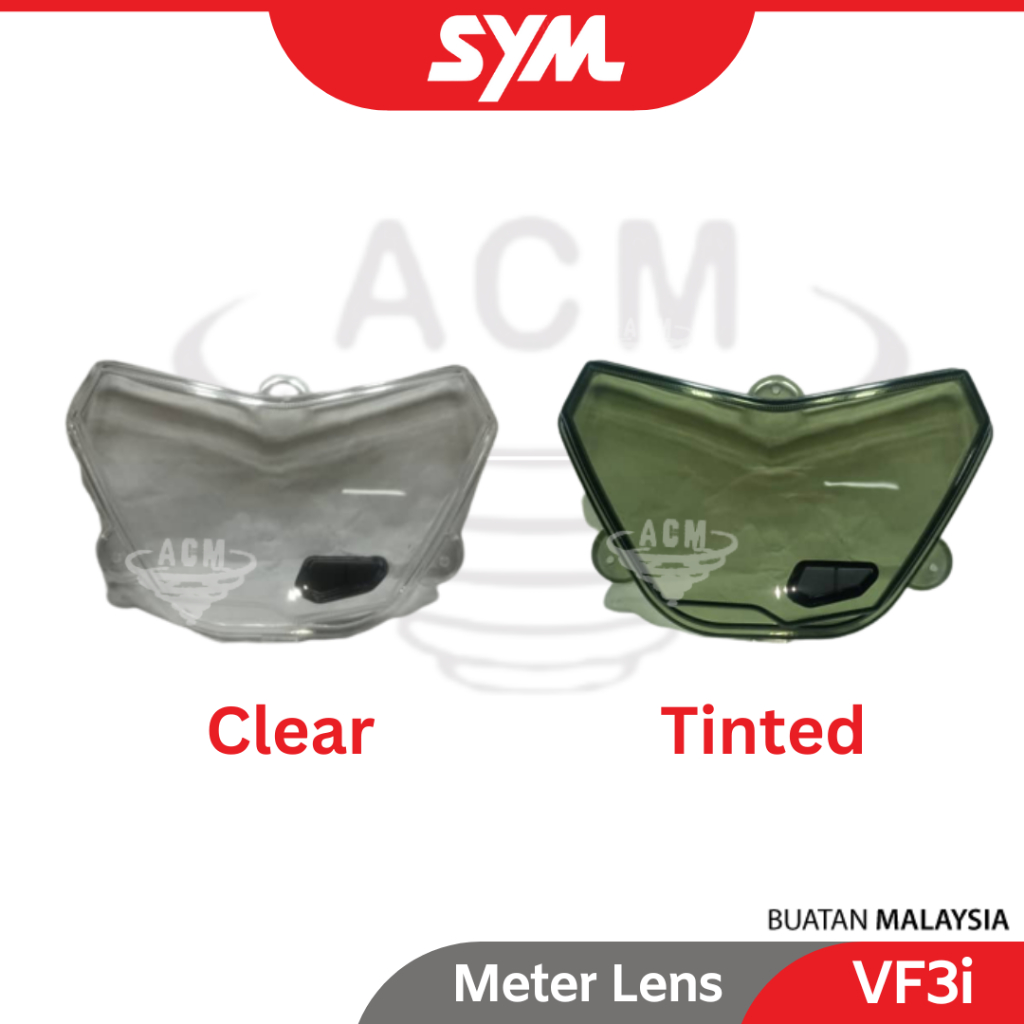 SYM VF3i Meter Lens Cover Clear Tinted Smoke VF3-i Motor Penutup ...