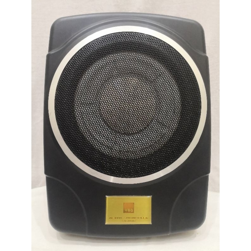 MBQ Active Subwoofer AW-10e 10" Car Underseat Super Slim Woofer Kereta ...