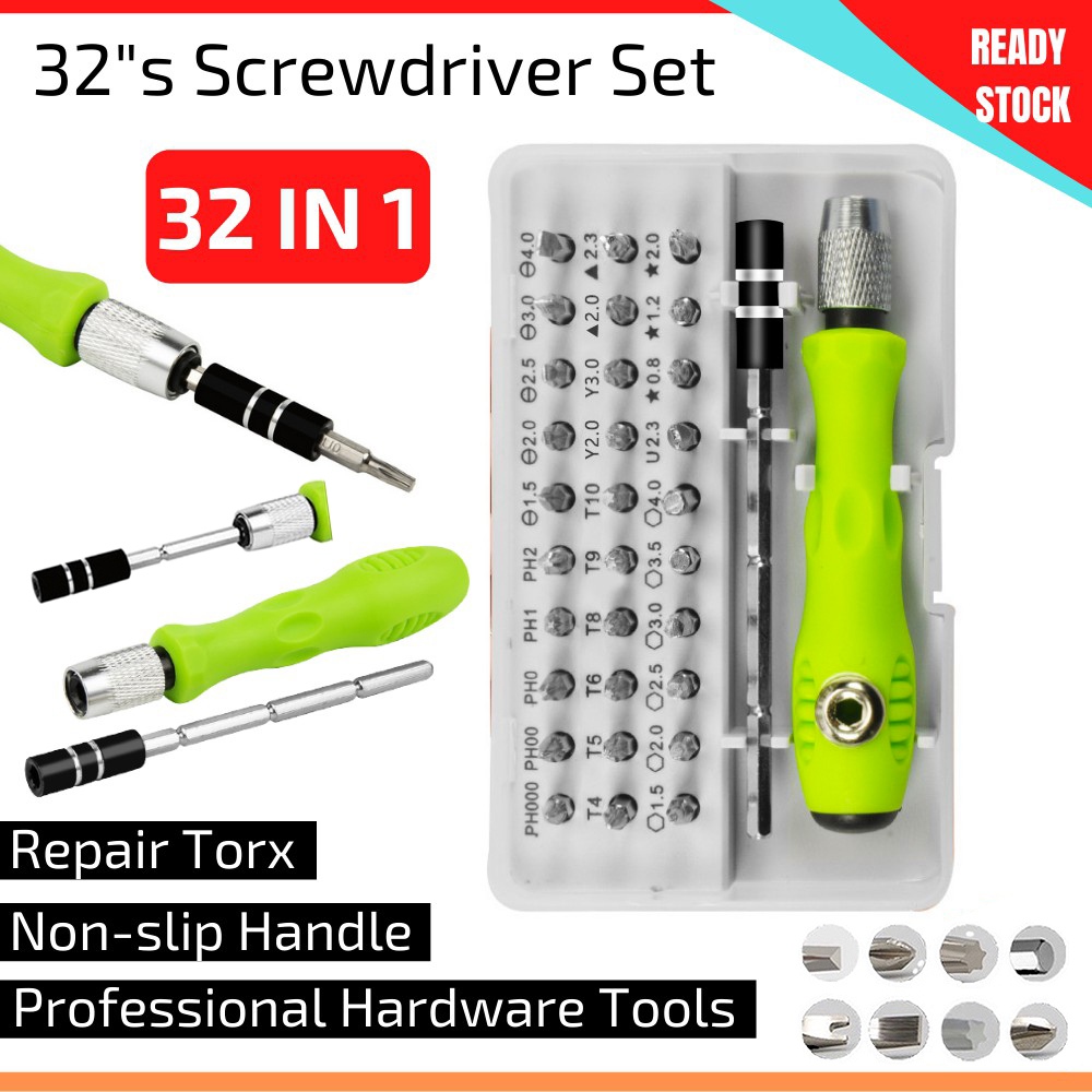 【Tool Pro】32-in-1 Multi-purpose Precision Screw Driver With Magnetic ...