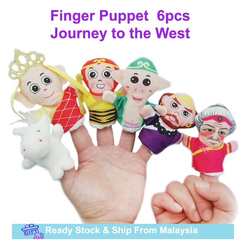 Story Finger Puppet Set Fairy Tale Finger Toys Plush Soft Puppet Little ...