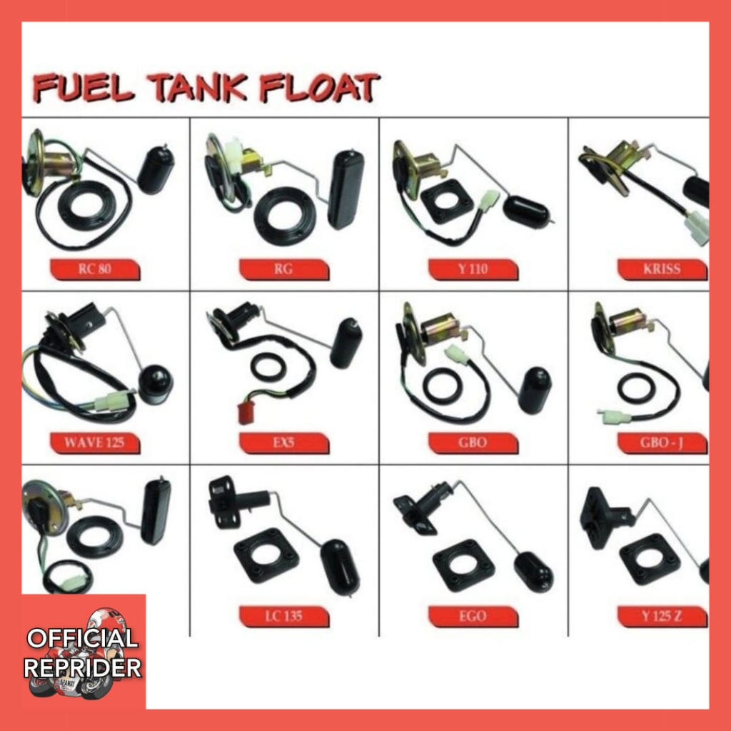 FUEL TANK FLOAT (PELAMPUNG TANK) EX5 KRISS LC135 RXZ LAGENDA CT100 ...