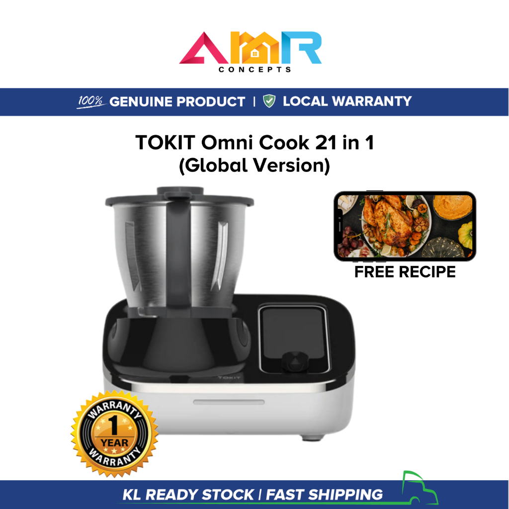 TOKIT Omni Cook 21 In 1 Smart Cooker App Controls Cloud Recipe Automate AI Cooking All In 1 ...