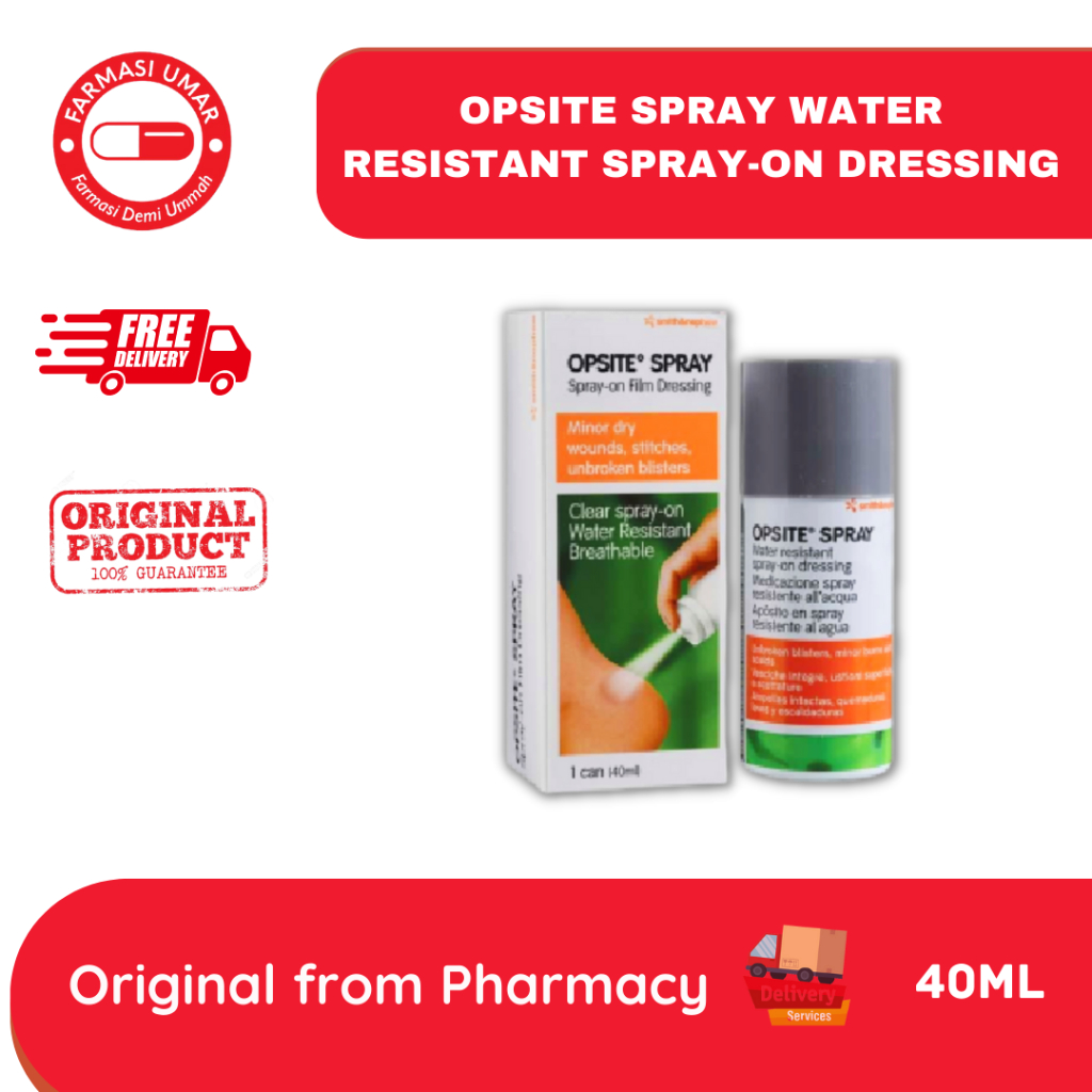 OPSITE SPRAY WATER RESISTANT SPRAY-ON DRESSING 40ML | Shopee Malaysia