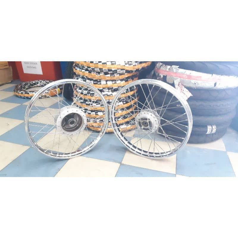WAVE 125 / WAVE DASH RIM 17" COMPLETE SET (DEPAN&BELAKANG) | Shopee ...