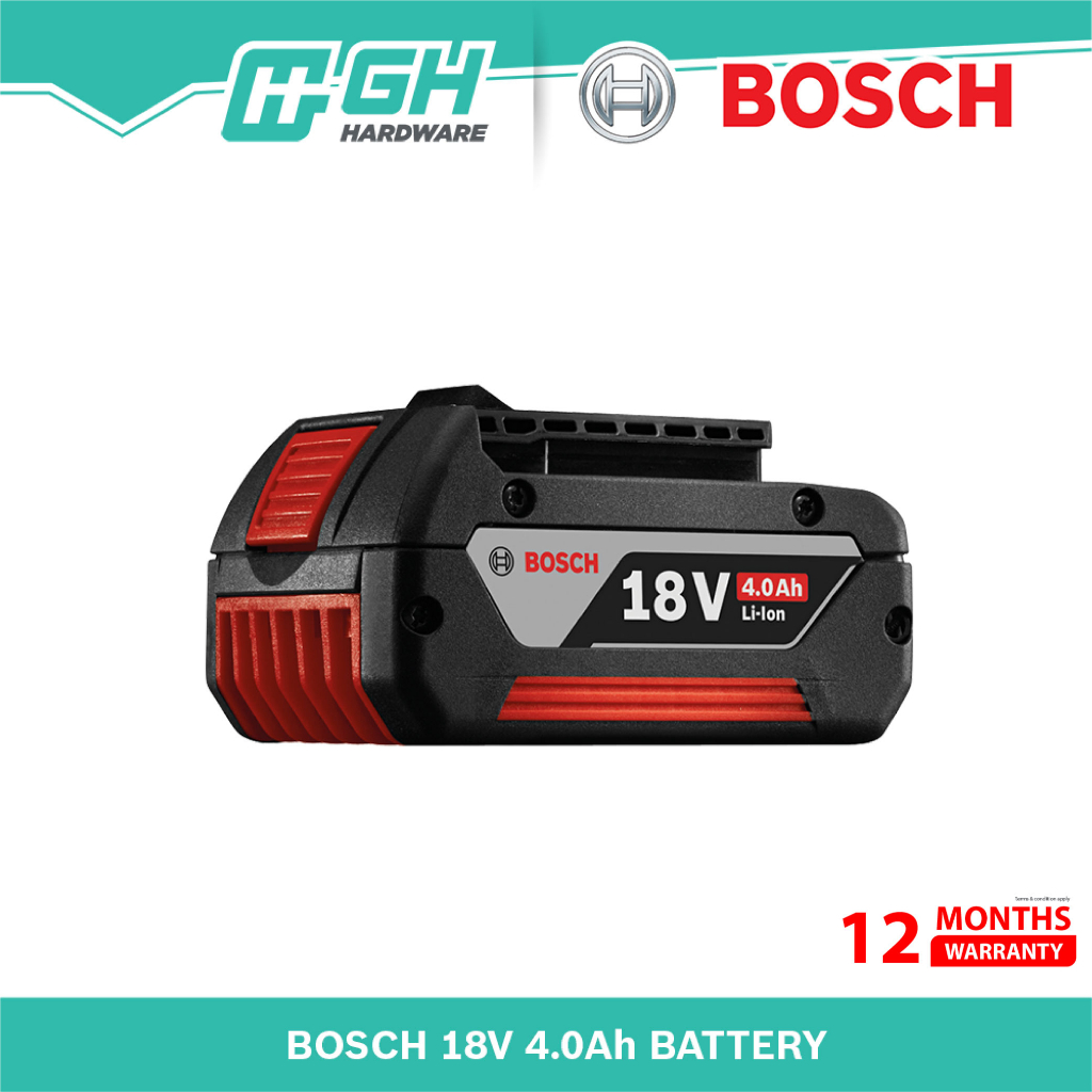 [ GH HARDWARE ] BOSCH 18V Starter Kit - Battery / Charger - 18V 4.0Ah ...