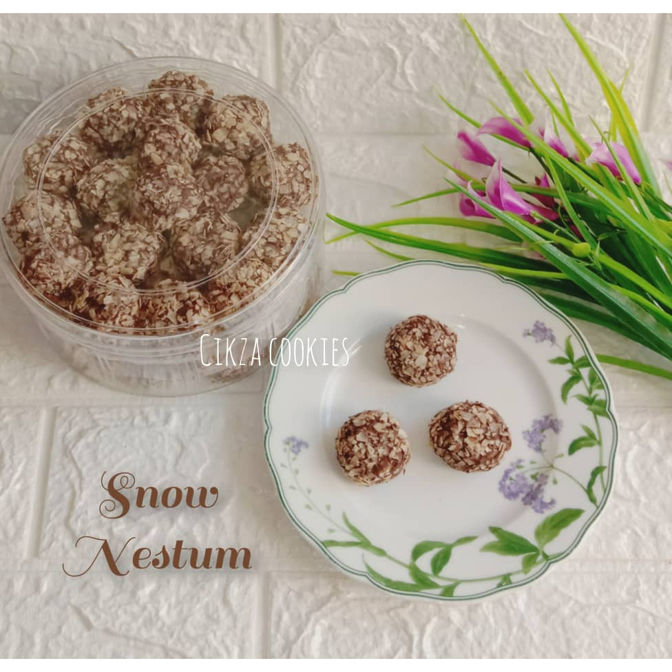 Biskut/Kuih Raya 2025 Snow Nestum ±50pcs(500gr)/Homemade cookies ...