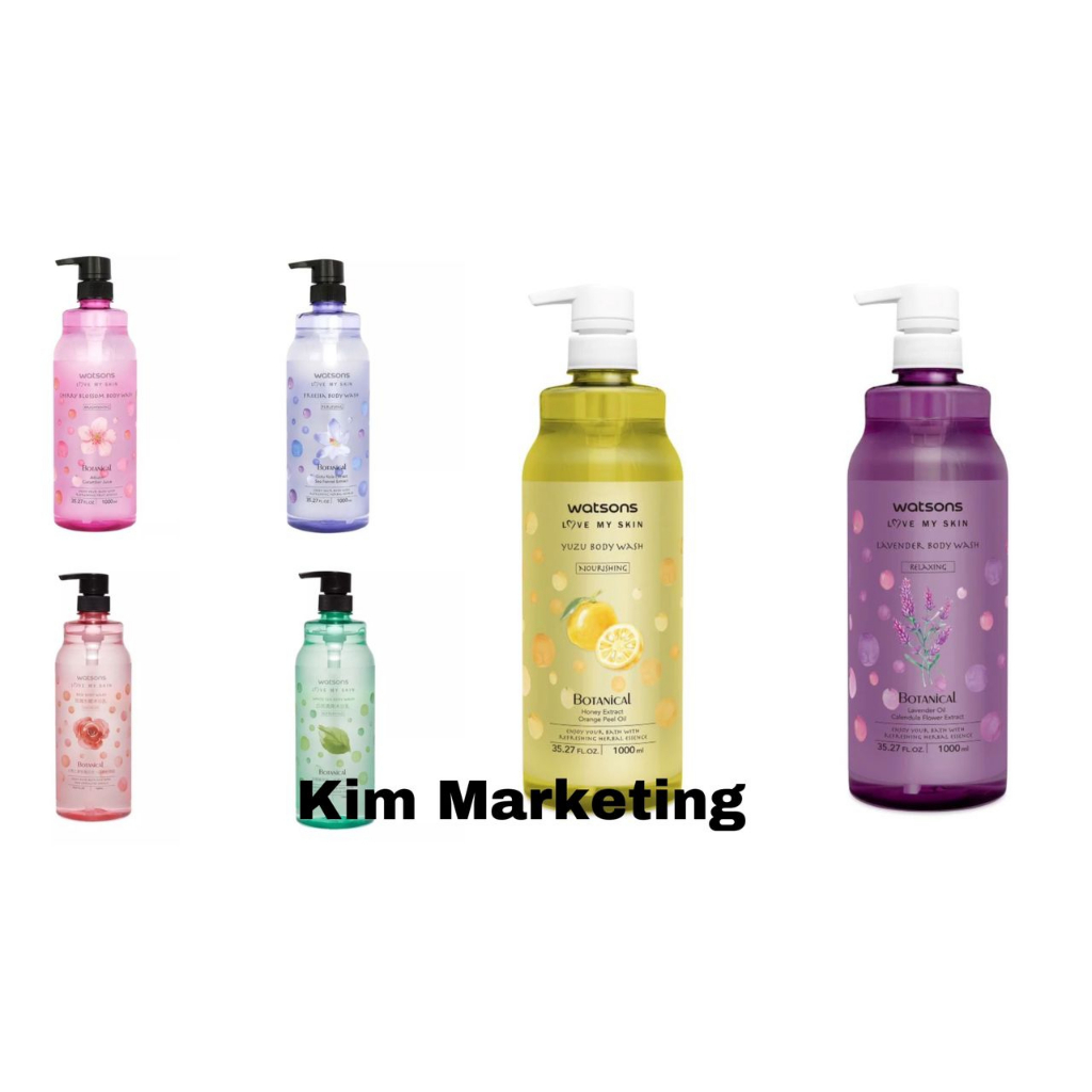 🔥NEW Variant 🔥Watsons Body Wash /Body Bath White Tea/Cherry Blossom ...