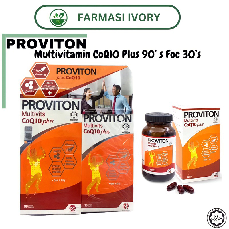 Proviton Multivitamin CoQ10 Plus 90's For 30s (Exp : 02/2024) | Shopee ...