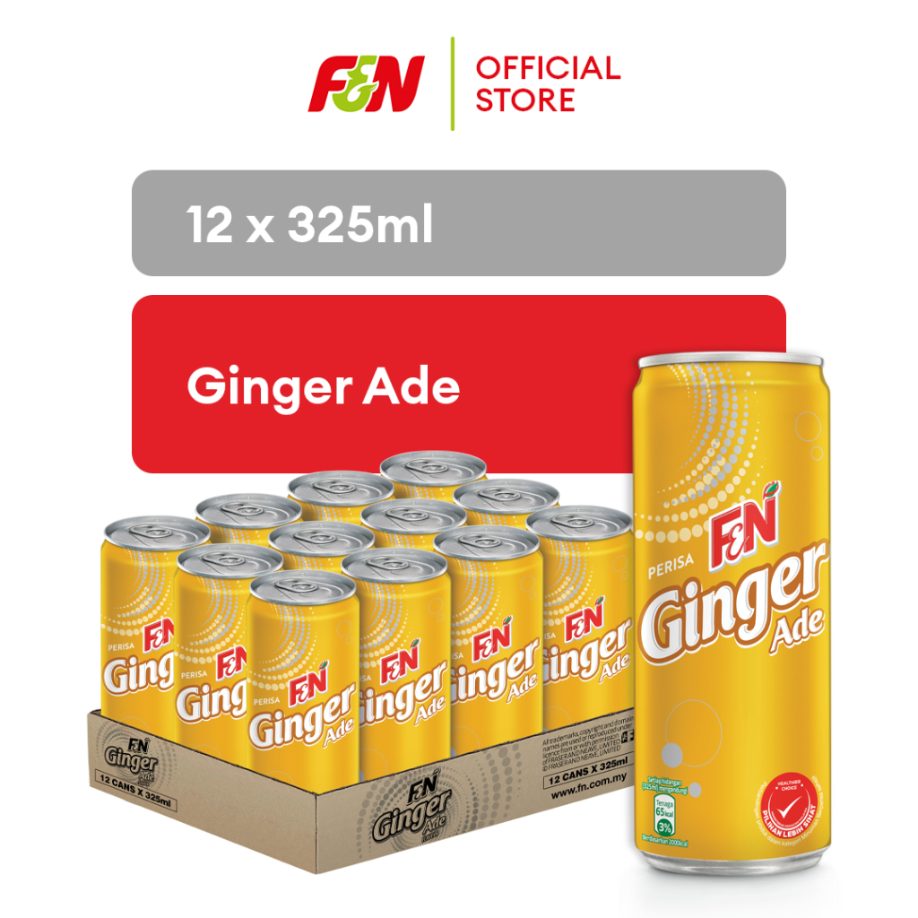 [Bundle od 12] F&N Ginger Ade 325ml | Shopee Malaysia