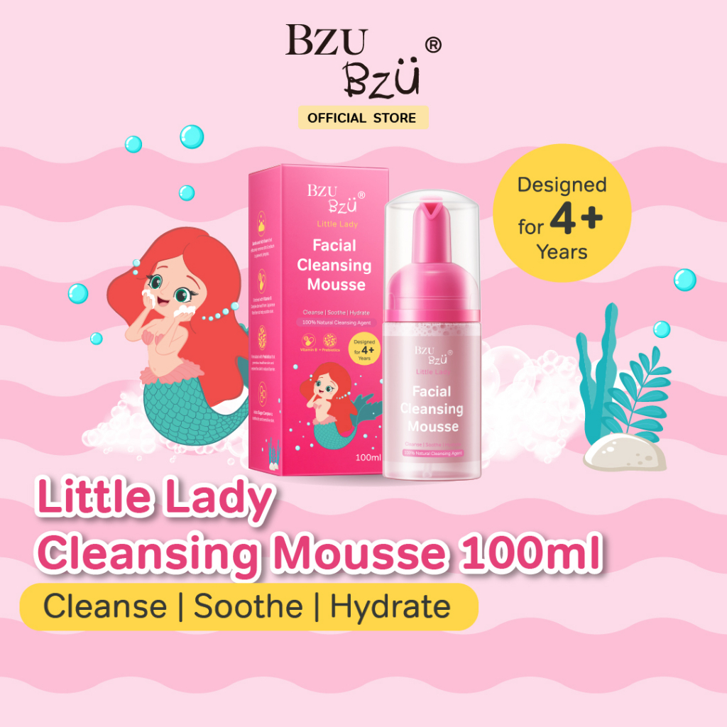 BZU BZU Little Lady Facial Cleansing Mousse (100ml) | Shopee Malaysia
