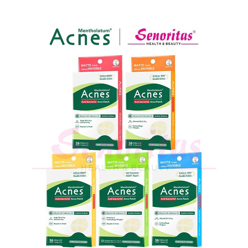 Mentholatum Acnes Anti-Bacterial Calendula Acne Patch | Shopee Malaysia