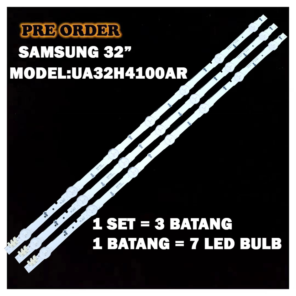 UA32H4100AR SAMSUNG 32" LED TV BACKLIGHT(LAMPU TV) SAMSUNG 32 INCH LED TV UA32H4100 32H4100 ...