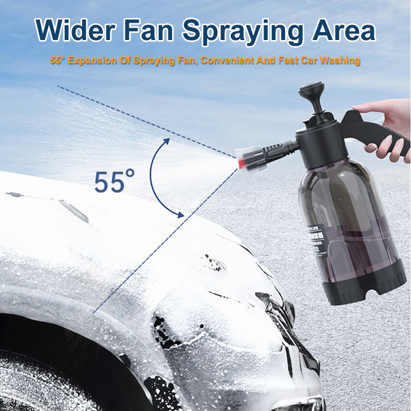 【Upgraded】2000ML Foam Car Wash Spray Bottle High Pressure Spray Gun ...