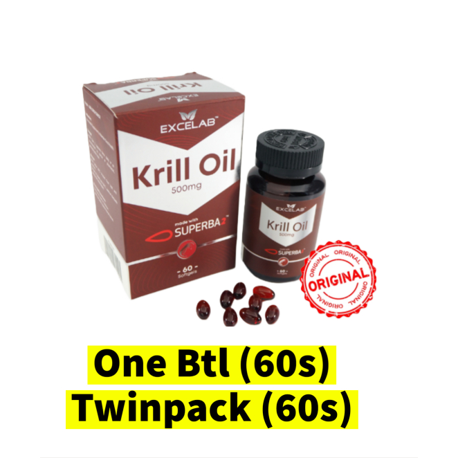 Excelab Krill Oil (SUPERBA-2) 60S/120S [FULLY IMPORTED] | Shopee Malaysia