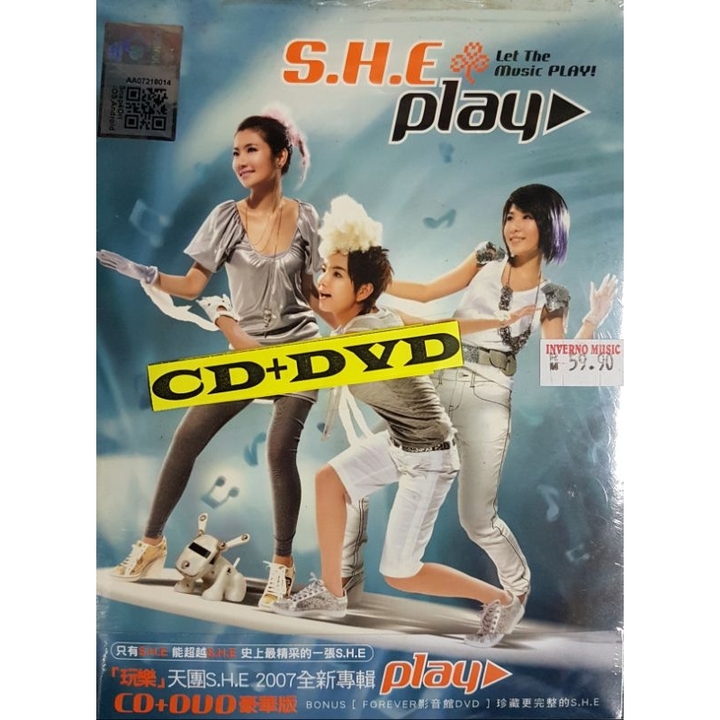 S.H.E - Play (CD+DVD) | Shopee Malaysia