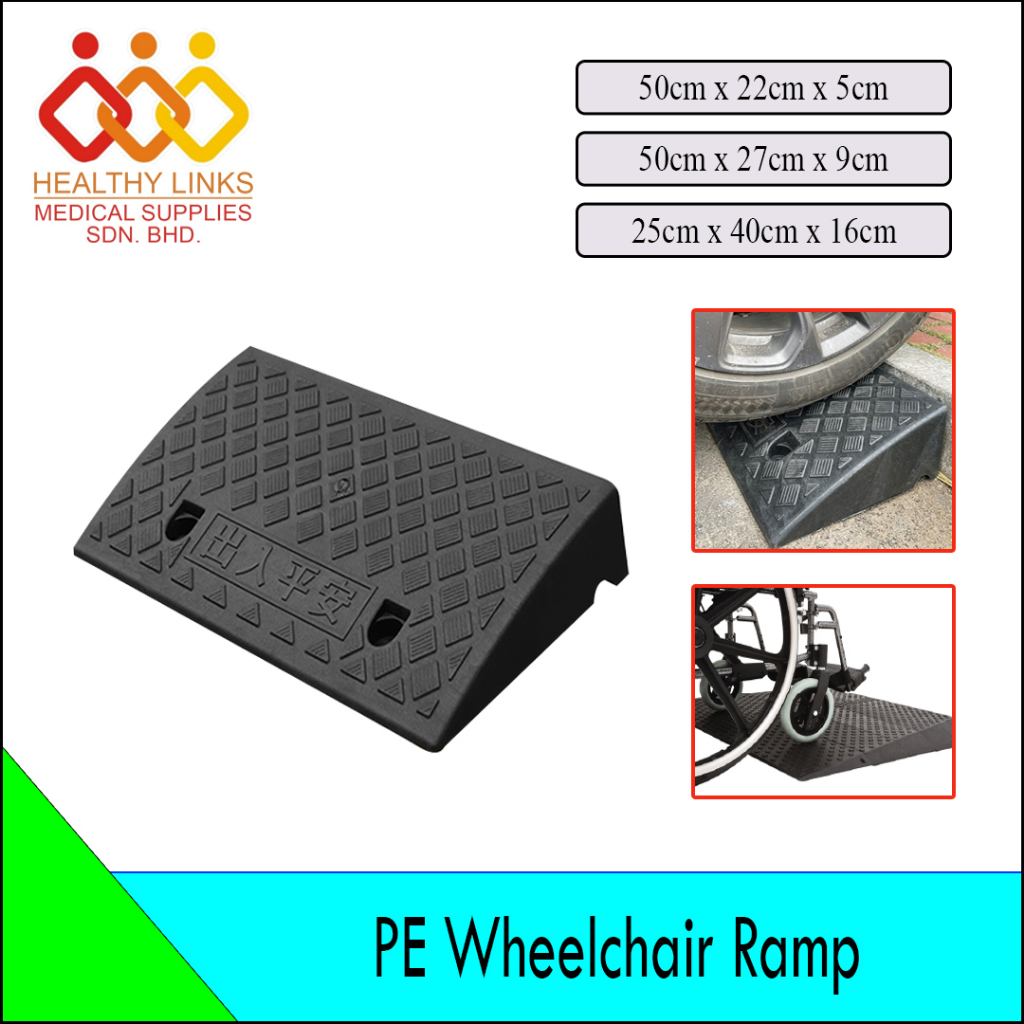 Portable Lightweight PE Plastic Heavy Duty Threshold Ramp (Car, Truck ...
