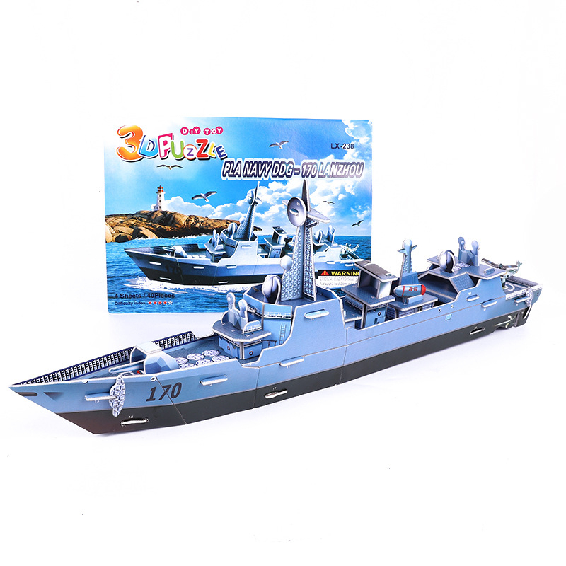 3D Puzzle of Navy Model Puzzle 3D Puzzle Jet Fighter Puzzle Mainan ...
