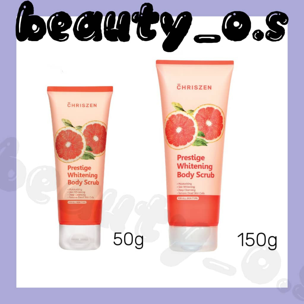 Chriszen Prestige Whitening Body Scrub 50g/ 150g | Shopee Malaysia