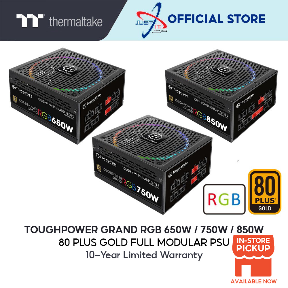 Thermaltake Toughpower Grand RGB 650W / 750W / 850W 80Gold Plus Power Supply | Shopee Malaysia