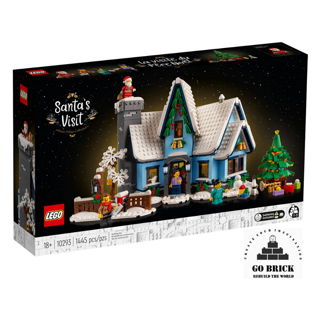 LEGO Icons 10293 Santa Visit (GO BRICK) | Shopee Malaysia