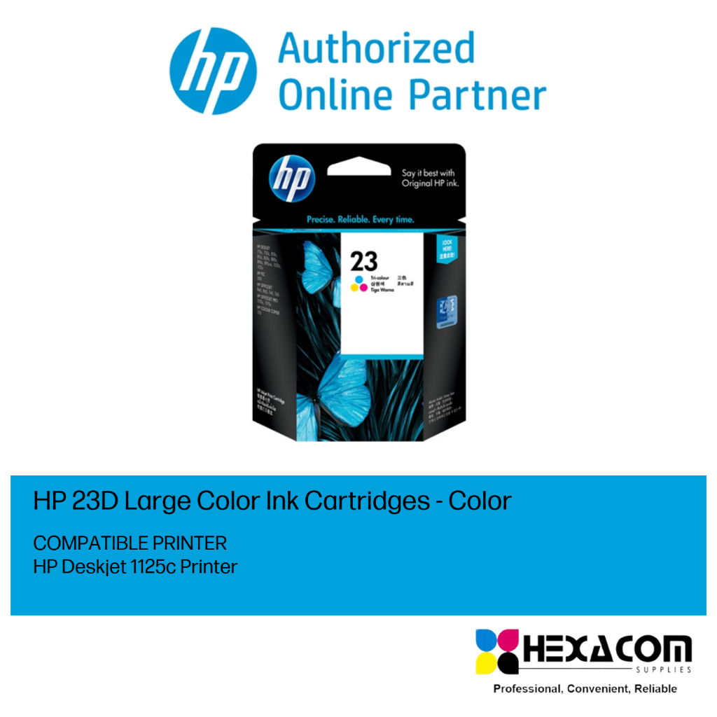 HP 23D Large Color Nam Ink Cartridge | Shopee Malaysia
