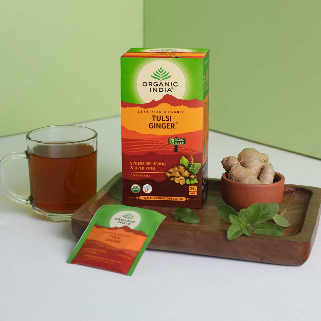 Organic India Tulsi Ginger ( 25 Infusion Bag ) | Shopee Malaysia
