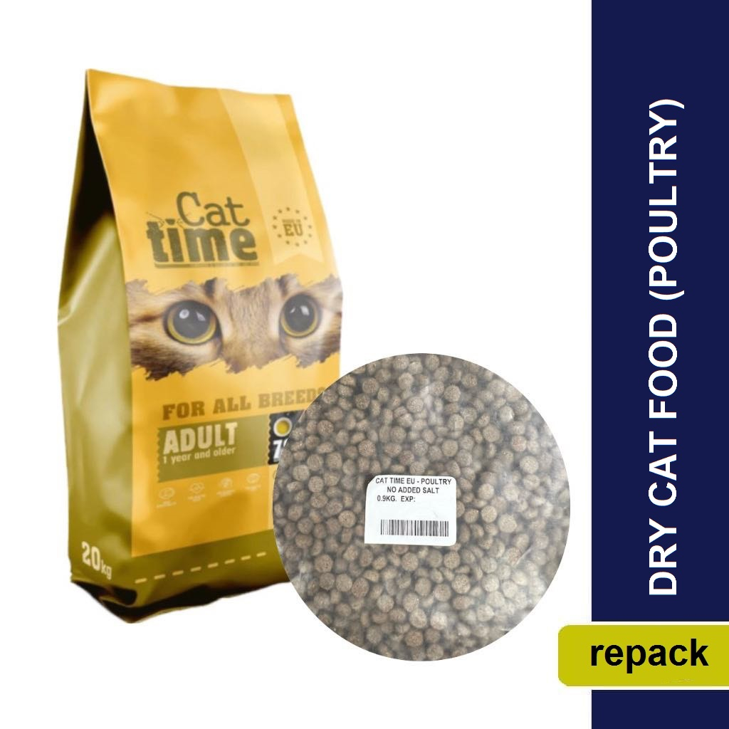 (REPACK 900G)CAT TIME Cat Dry Food | Shopee Malaysia