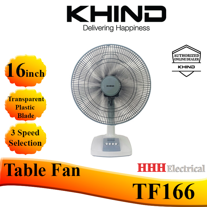 KHIND TABLE FAN (16 INCH) TF166 | Shopee Malaysia