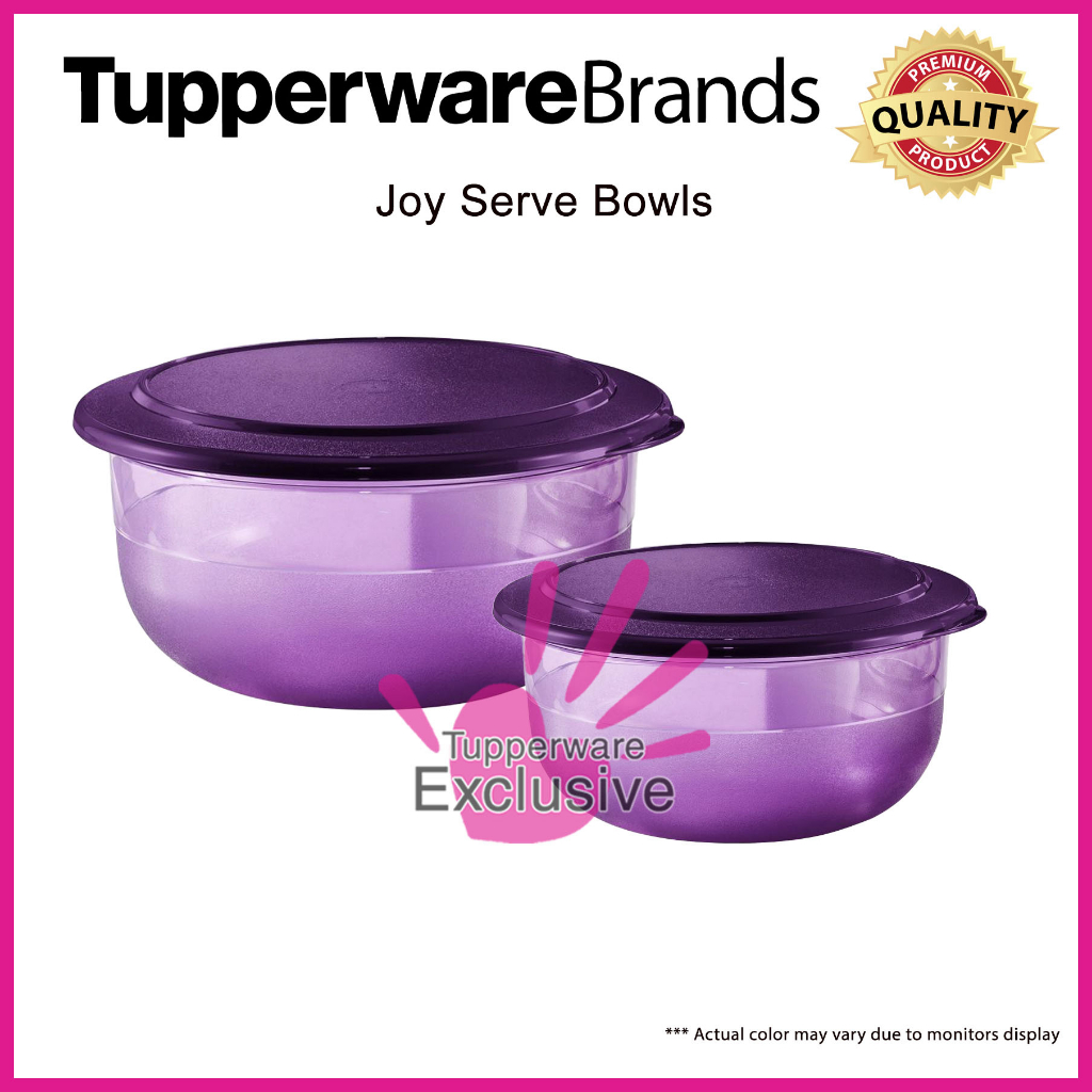 JOYSERVE BOWL MEDIUM TC Quartz Serving Bowls Tupperware Original Bekas ...